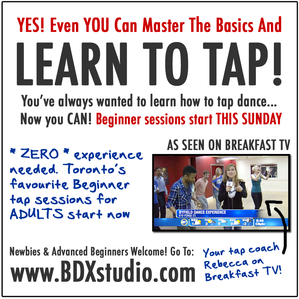 Beginner Tap Dance For Adults Starts NOW! Come Learn The Steps ...